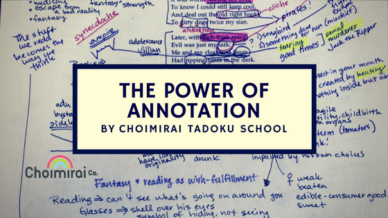 The Power of Annotation – Choimirai School